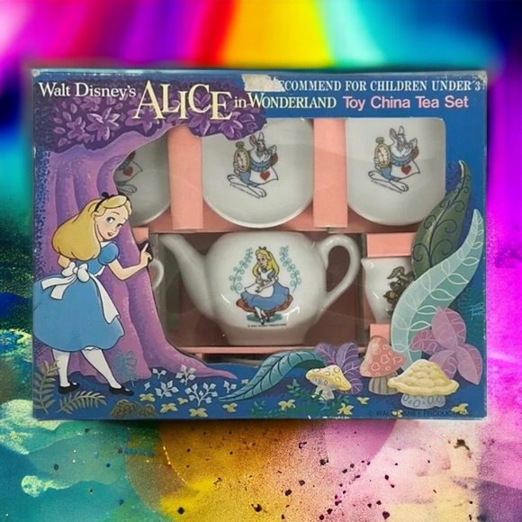 Disney | Toys | Vintage 98s Walt Disneys Alice In Wonderland Toy Mini ...